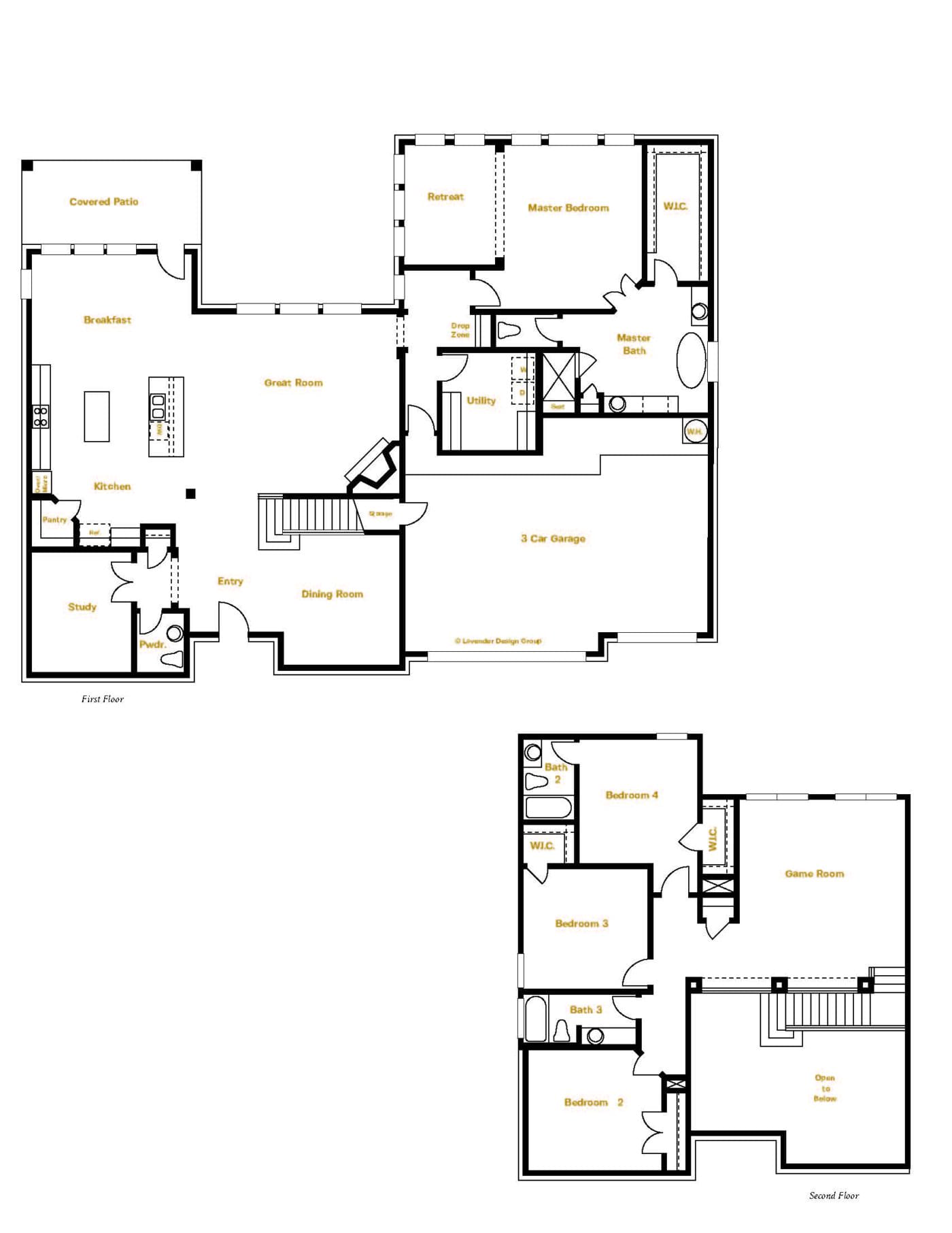 Alessandro Floor Plan | The Highland Estates, San Antonio