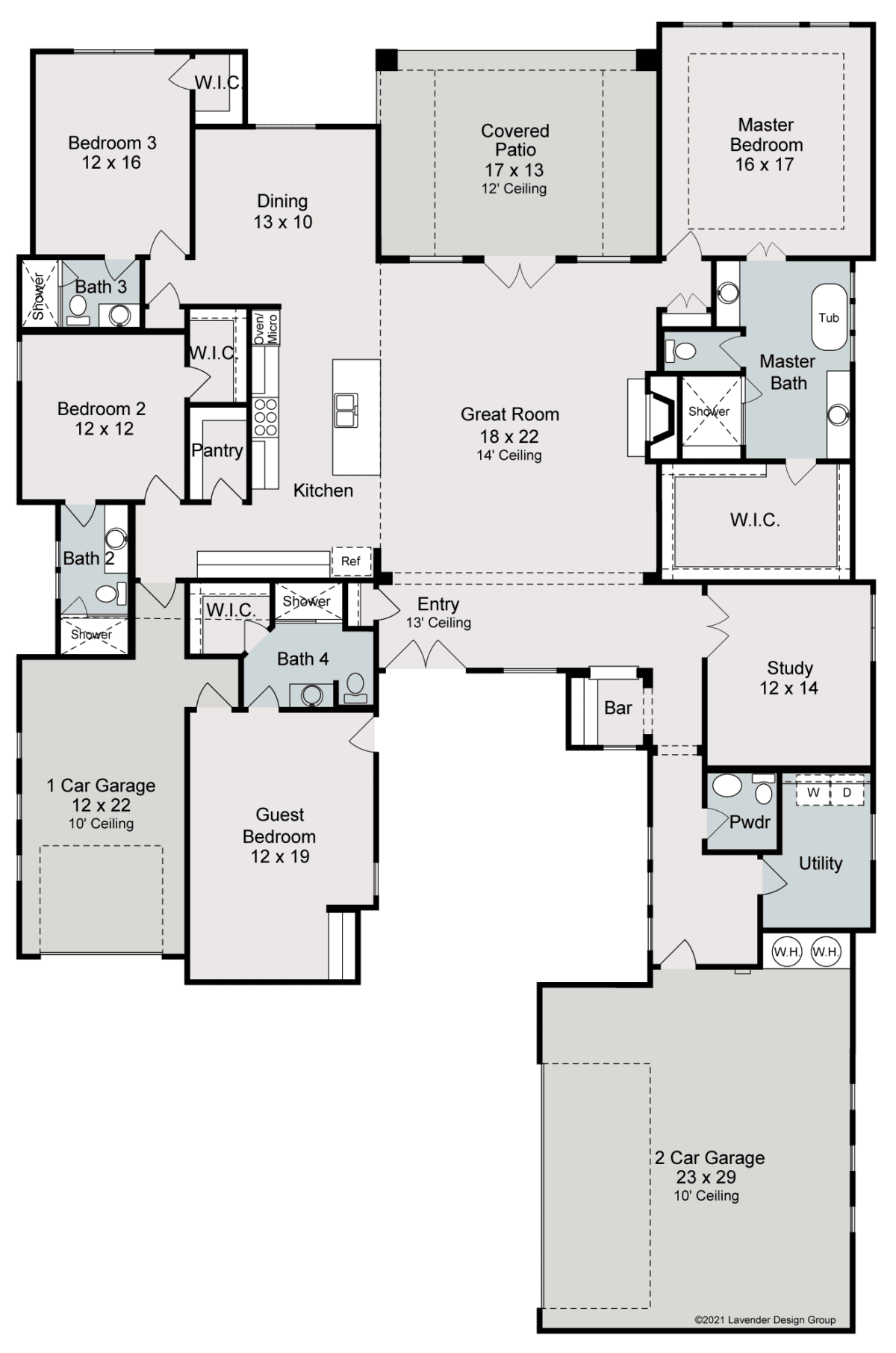 Altamira Floor Plan | New Home in Enchanted Bluff, Garden Ridge